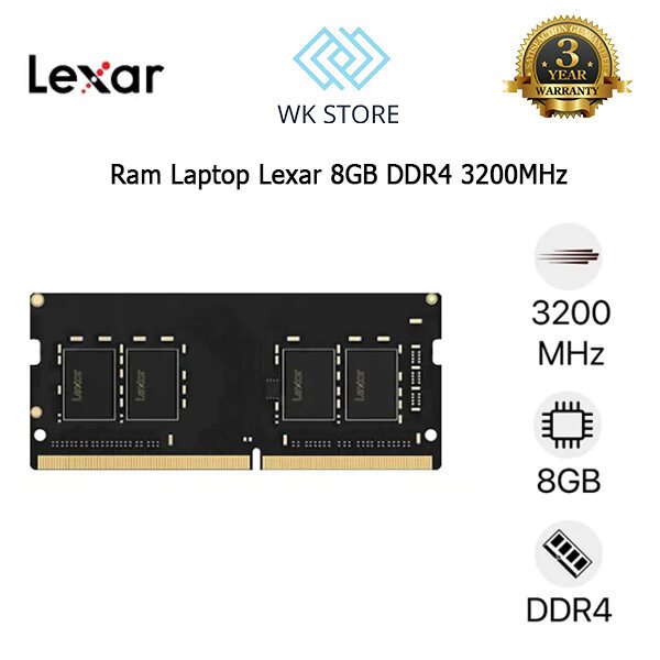 Ram Laptop Lexar 8GB DDR4 3200MHz | Mới, BH 36 Tháng | Shopee Việt Nam