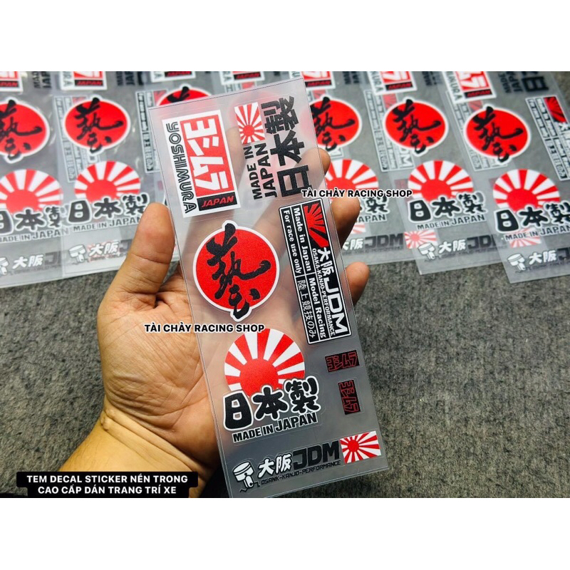 [ GIÁ 1 TẤM ] TEM STICKER NHẬT IN SIÊU TRONG DÁN TRANG TRÍ XE | Shopee ...