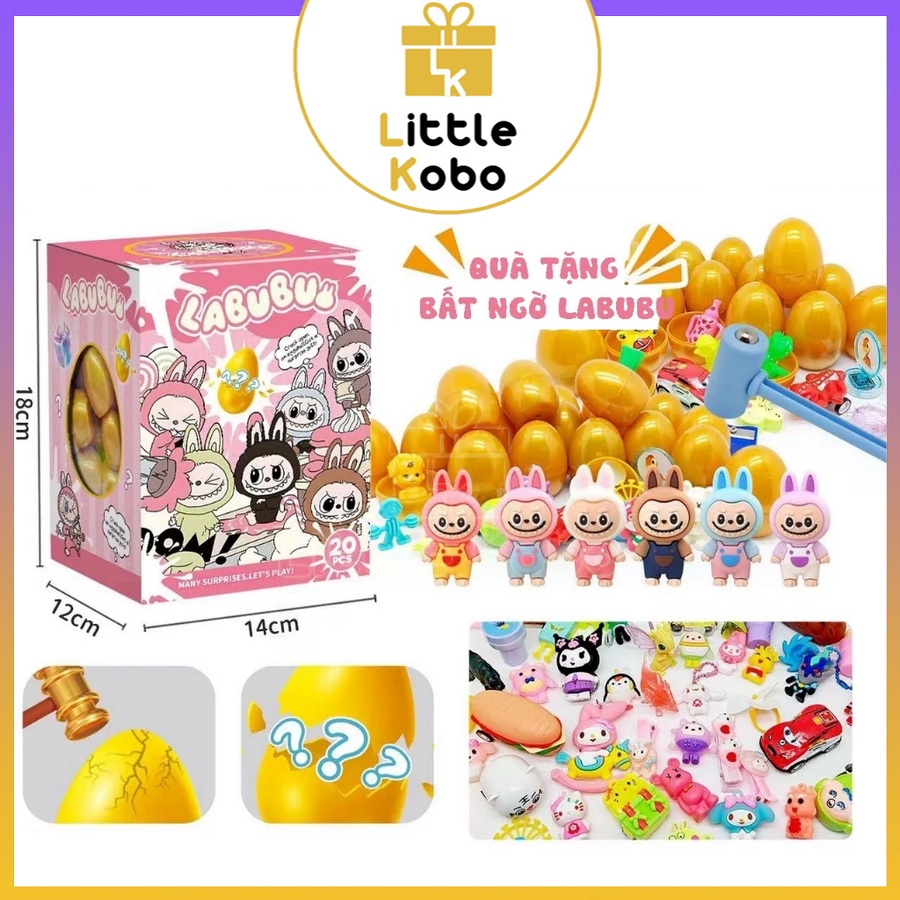 [Labubu] Hộp Mù Đập Trứng Labubu May Mắn Họa Tiết Dễ Thương Blind Box ...