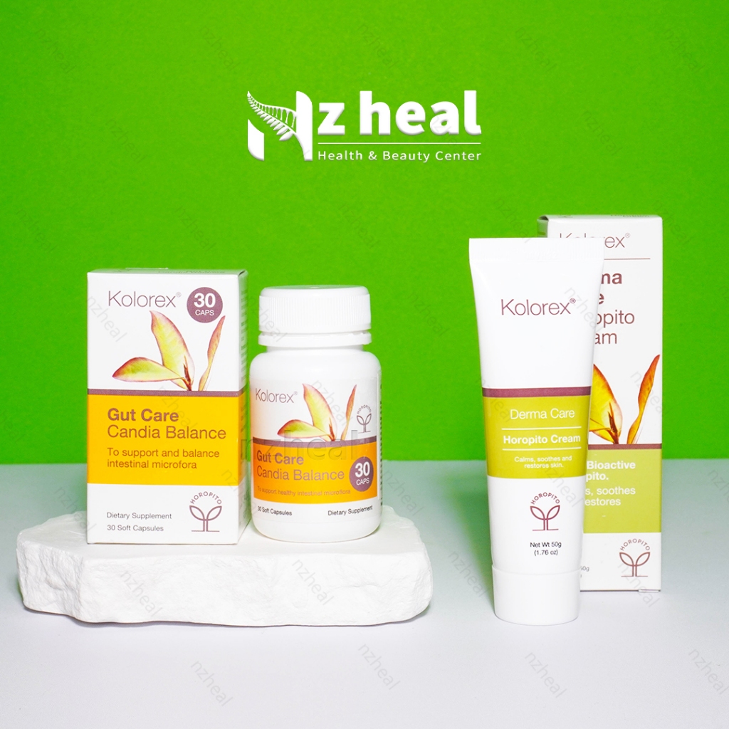 [Hỏa tốc] Bộ Đôi Kolorex (Bôi + Uống) - Kolorex Horopito Cream 50g & Gut Care Candida Balance 30 ...