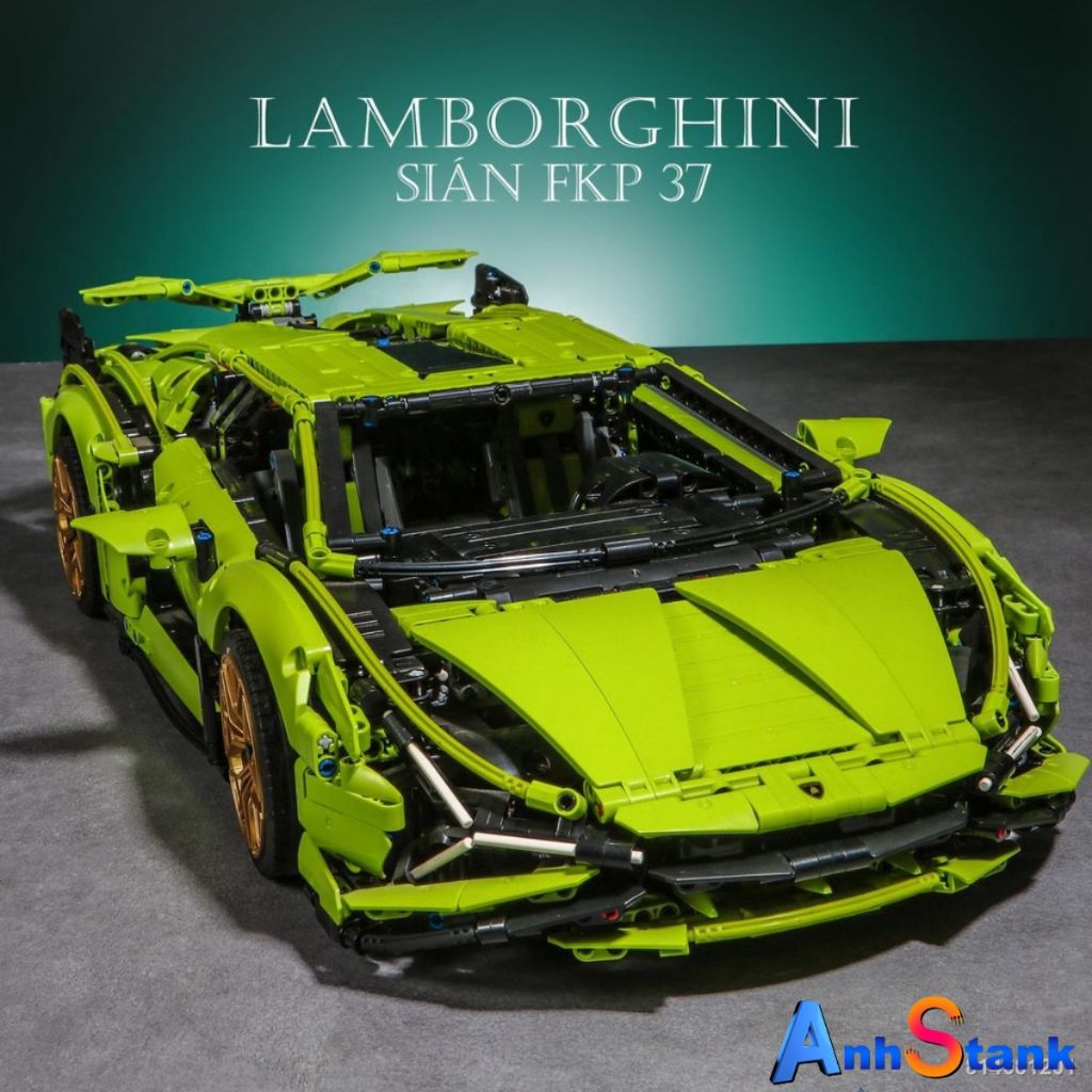 [Bản nâng cấp] Mô hình lắp ráp siêu xe Lamboni 3696 PCS tỉ lệ 1:8 đồ ...