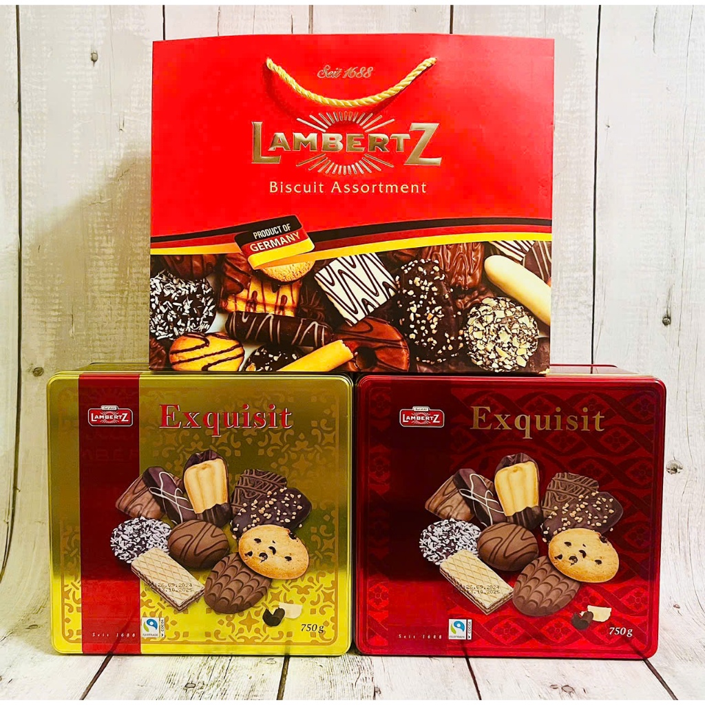 Bánh Quy Tổng Hợp Lambertz Exquisit Hộp Thiếc 750g | Shopee Việt Nam