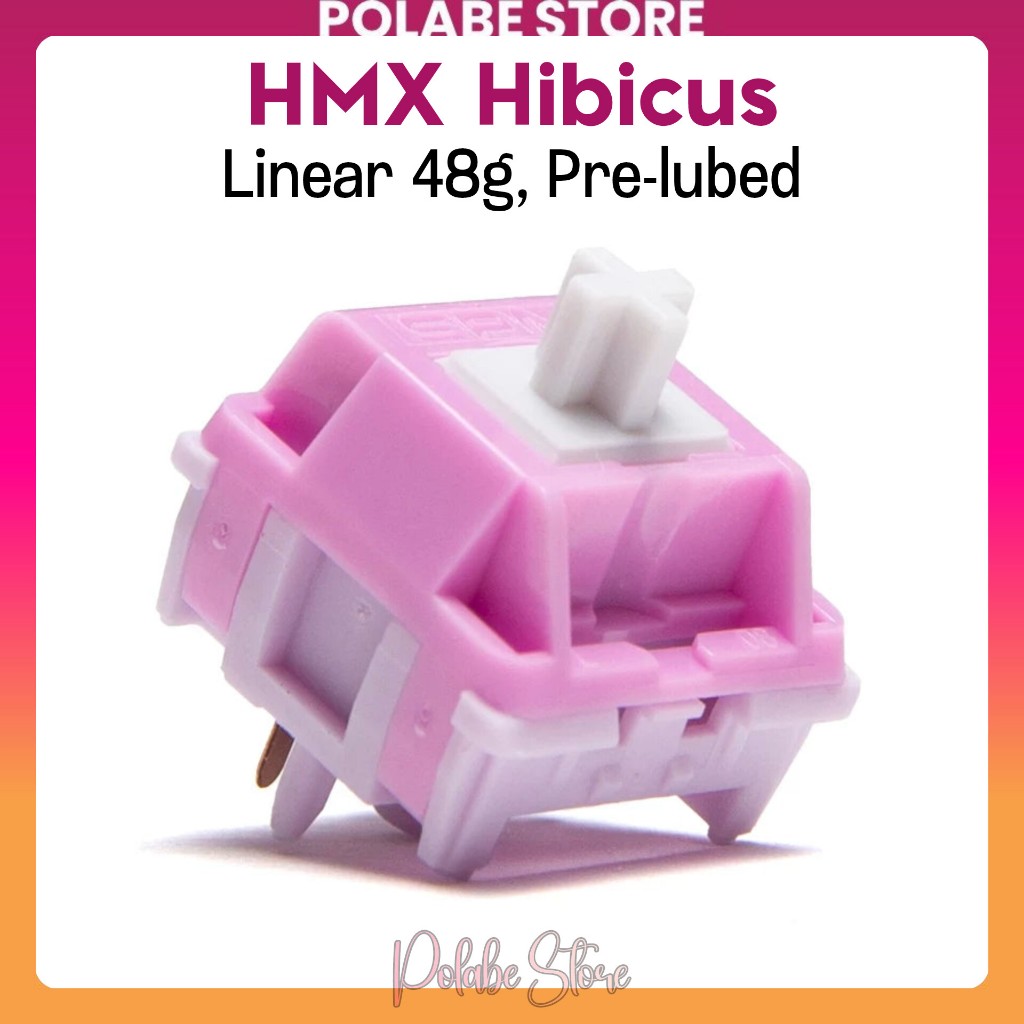 HMX Hibicus Linear Switch Công Tắc Bàn Phím Cơ Polabe Store | Shopee ...