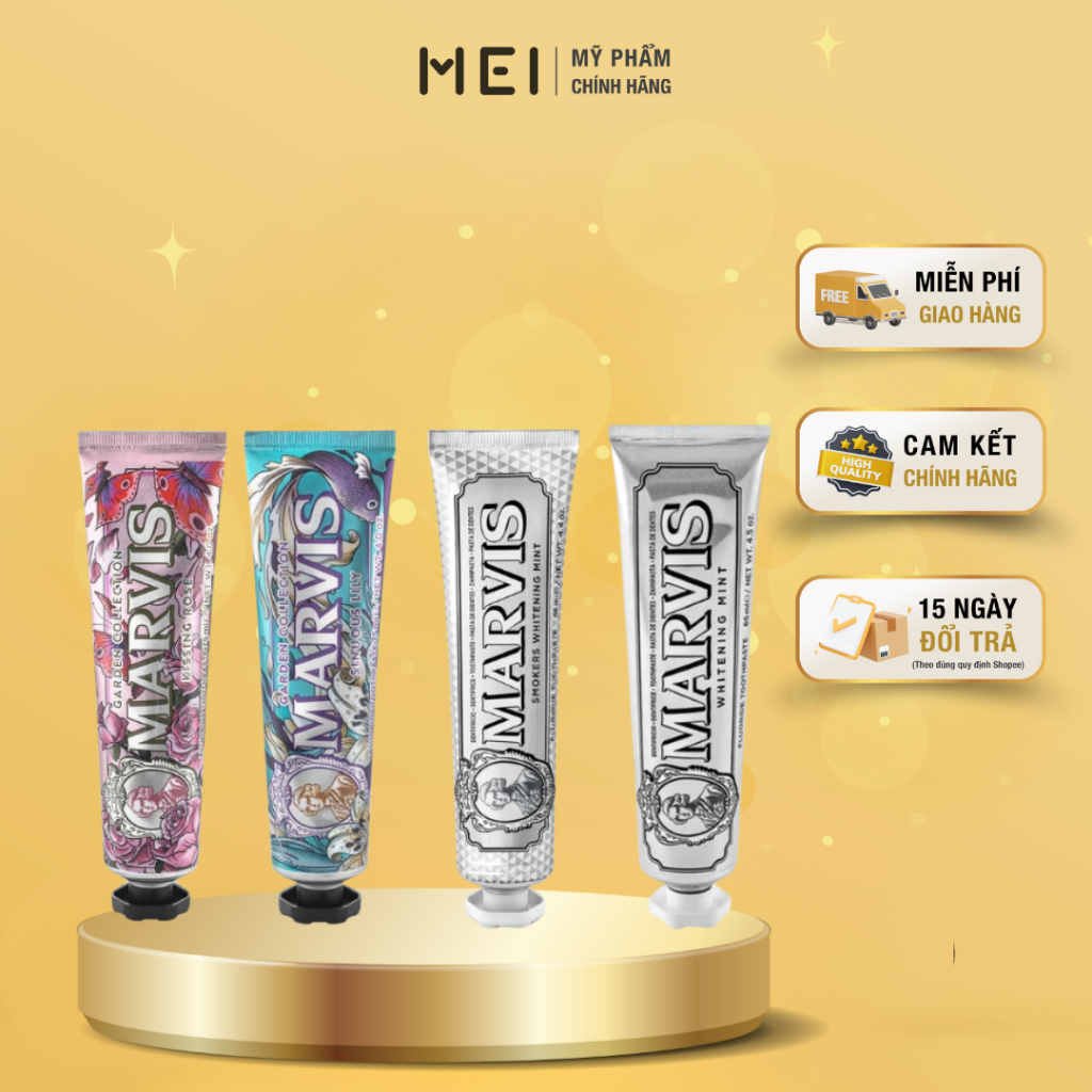 Kem Đánh Răng Marvis Trắng Răng, Thơm Miệng 75ML/85ML | Shopee Việt Nam