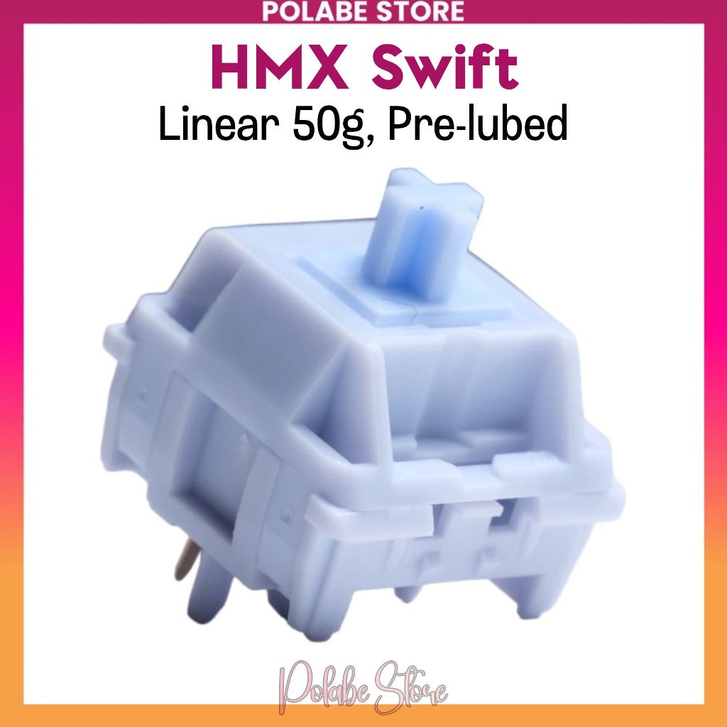 HMX Swift linear switch công tắc bàn phím cơ JWK Yellow Pro switch gõ ...