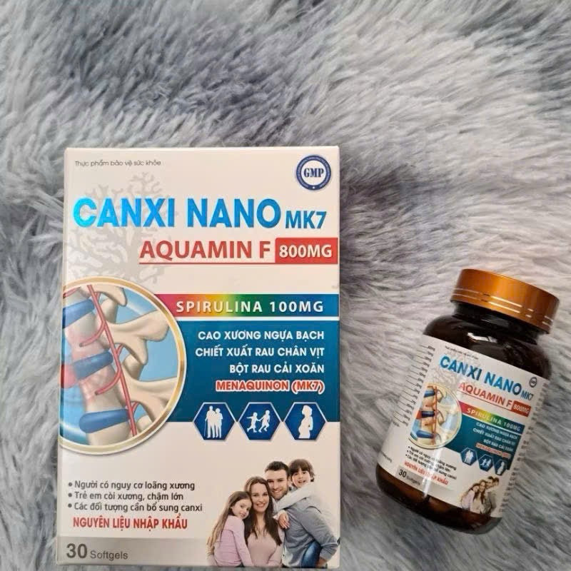 [CHÍNH HÃNG] C45144 Viên uống CANXI NANO MK7 AQUAMIN F 800mg (Hộp 30v) HHANH PHARMA | Shopee ...