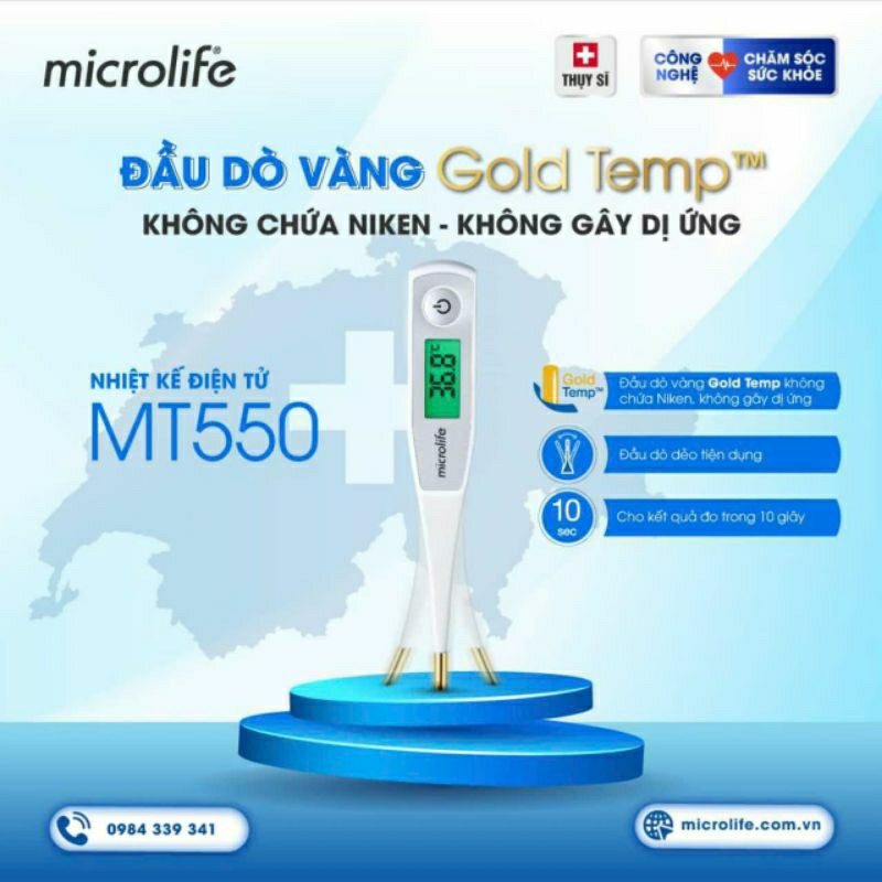NHIỆT KẾ ĐIỆN TỬ MICROLIFE MT550 | Shopee Việt Nam