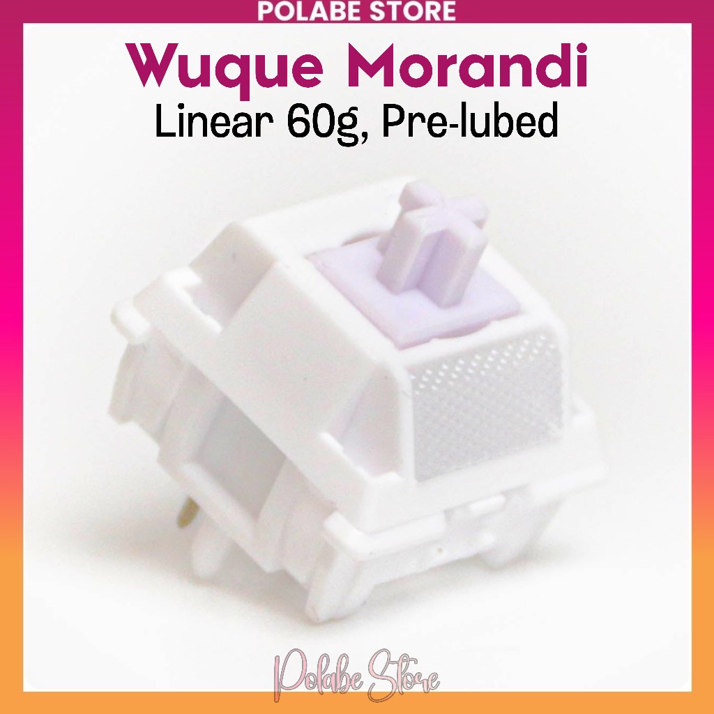 Wuque Studio WS Morandi Linear switch công tắc bàn phím cơ - Polabe Store | Shopee Việt Nam