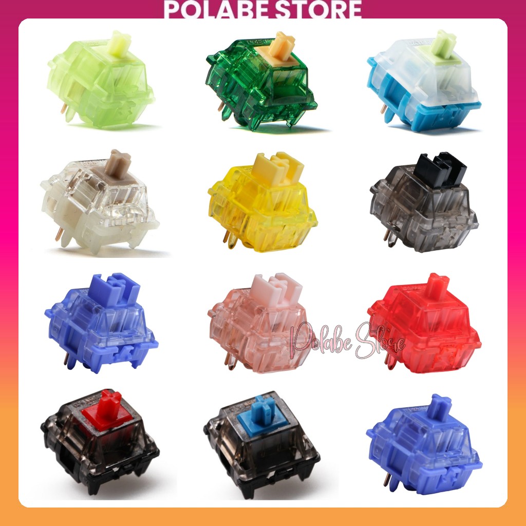 Gateron Robin Limbo Ink 8008 Linear Gateron Ink Yellow v2 Ink Red v2 ...