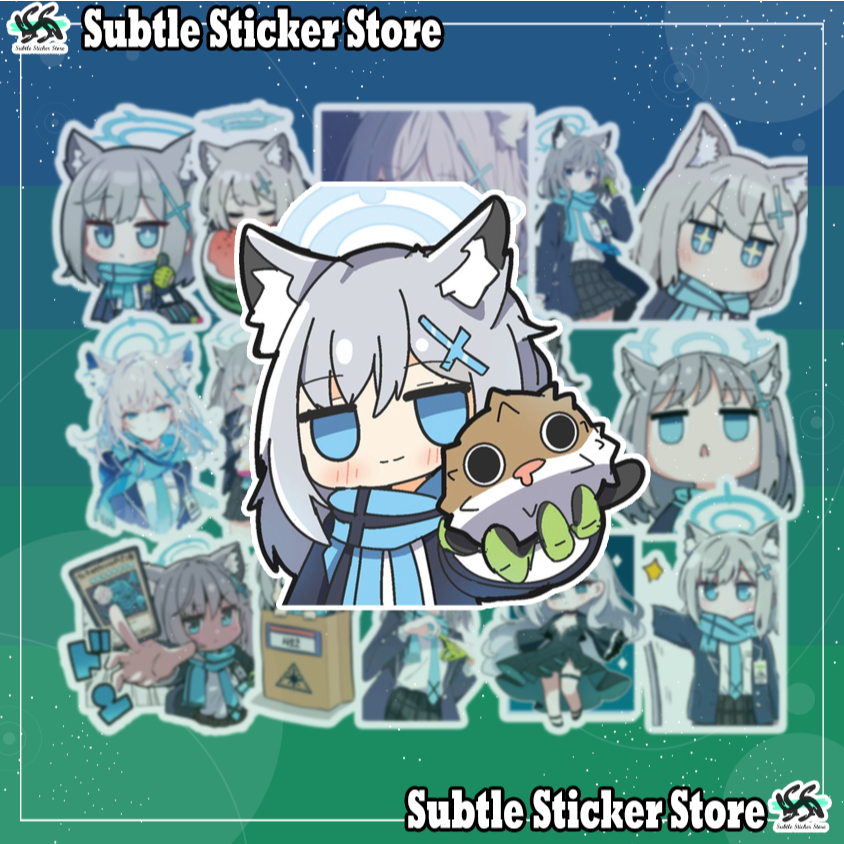 [Blue Archive] | Set 10/15 Sticker Sunaookami Shiroko | Shiroko game ...