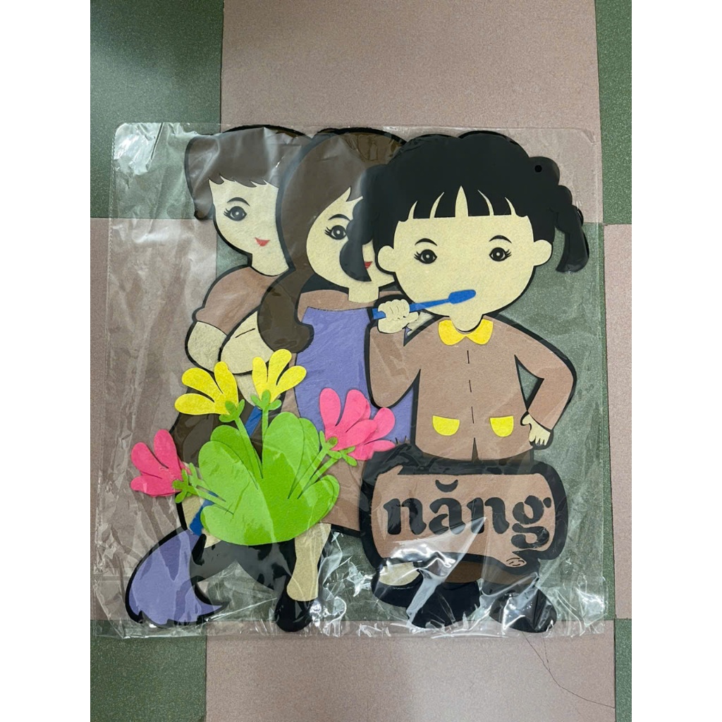 Tranh nỉ mầm non/ Góc kỹ năng Steam | Shopee Việt Nam