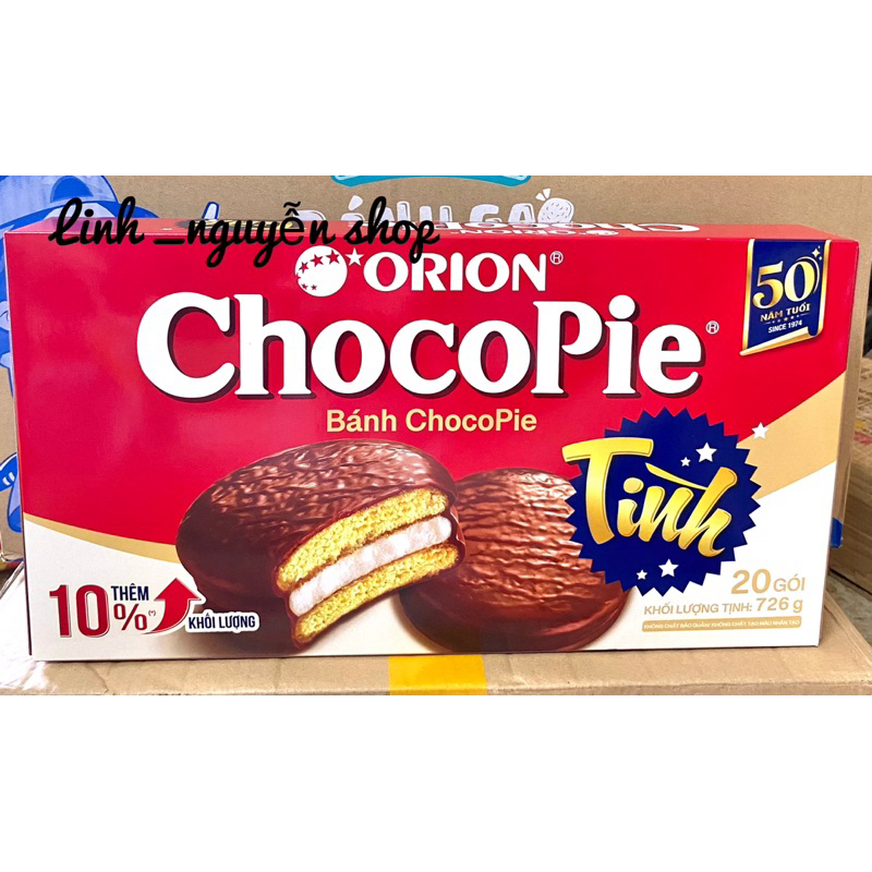 Bánh ChocoPie Tình Orion Hộp 16/20 Chiếc580,8g / 726G | Shopee Việt Nam