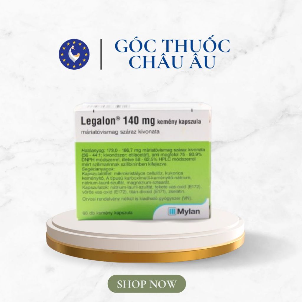 LEGALON 140mg, sản xuất tại Đức, viên uống bổ gan mật silymarin ...