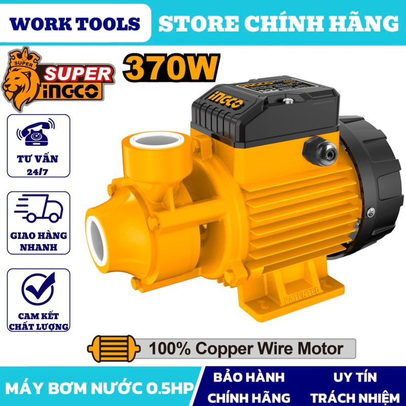 INGCO Máy bơm nước 370W 0.5HP VPM37018 & VPM37028 | Shopee Việt Nam
