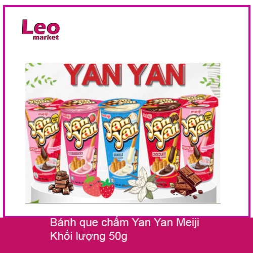 Bánh que chấm kem Yan Yan Meiji 50g | Shopee Việt Nam