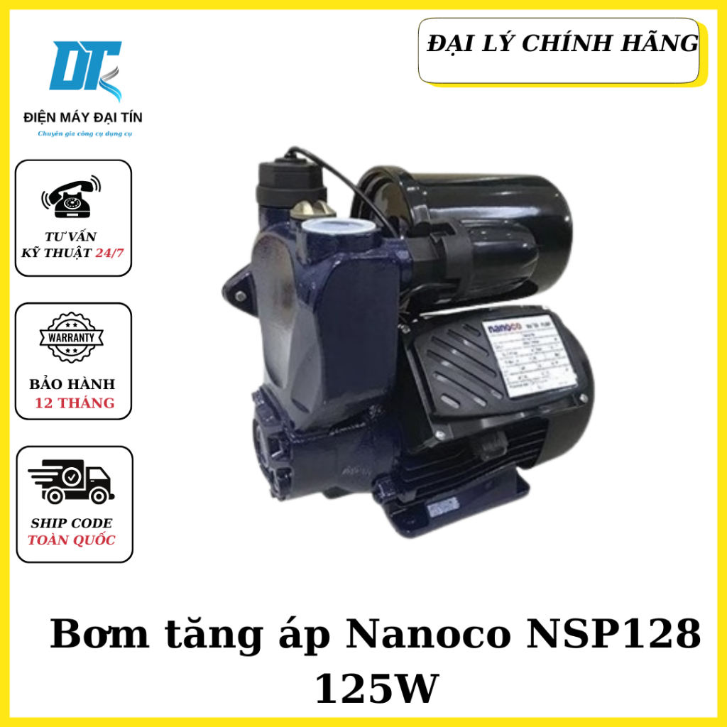Bơm tăng áp điện tử Nanoco NSP128 (chính hãng) | Shopee Việt Nam