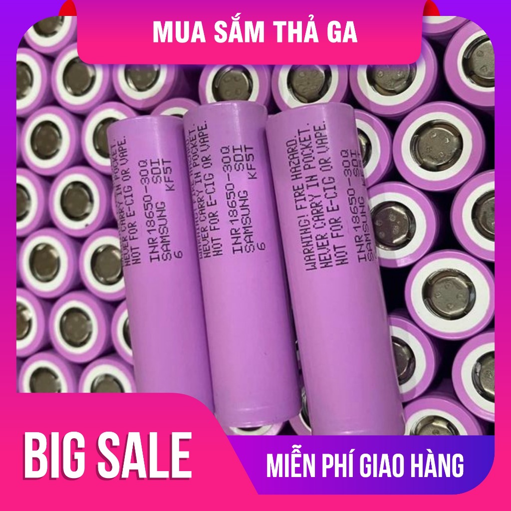 Pin Samsung ICR18650 KOREA ICR 26F , tháo khối chính hãng, dung lượng ...