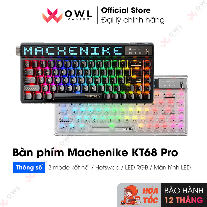 Bàn phím cơ Machenike KT68 Pro Three-mode (Hàng chính hãng) | Shopee ...