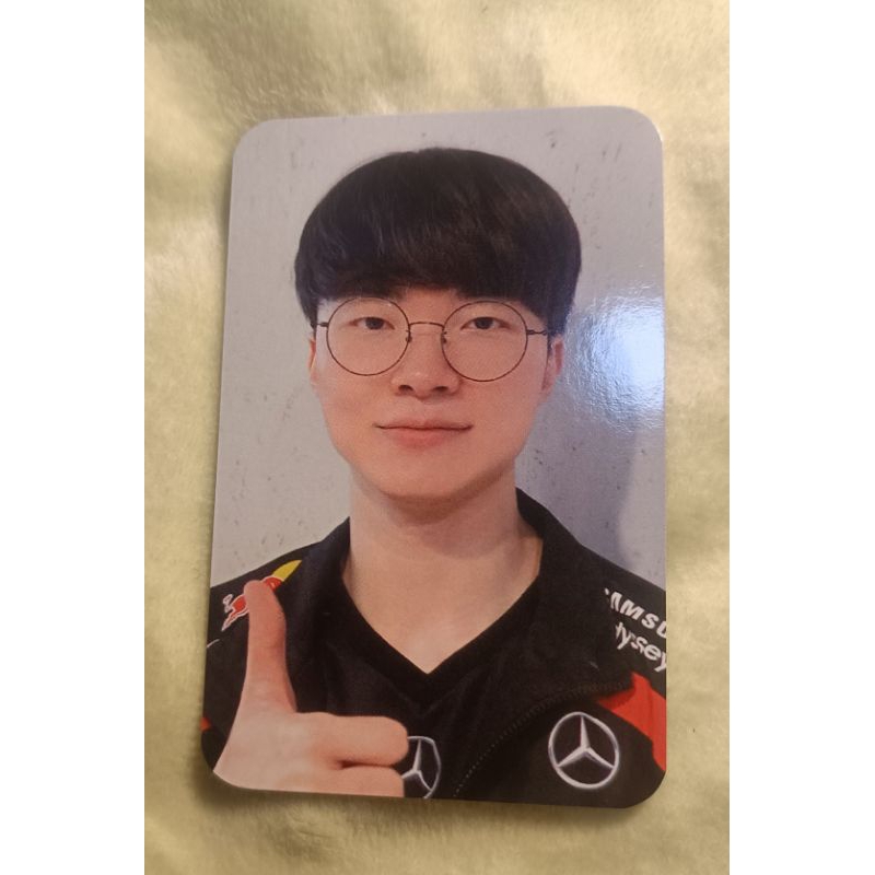 thẻ ảnh photocard t1 faker popup event homeground chính hãng official ...