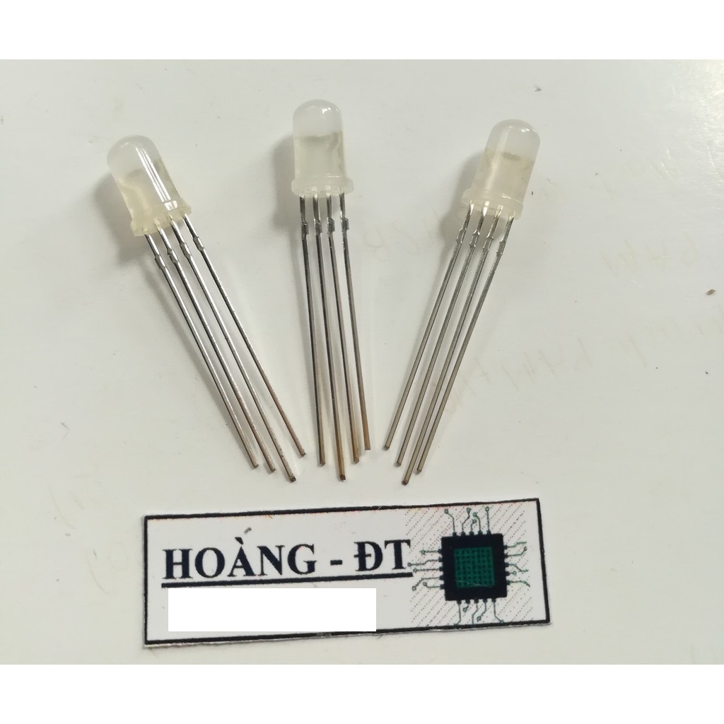[10 con] Led RGB đục 4 chân 5mm (2 loại) | Shopee Việt Nam
