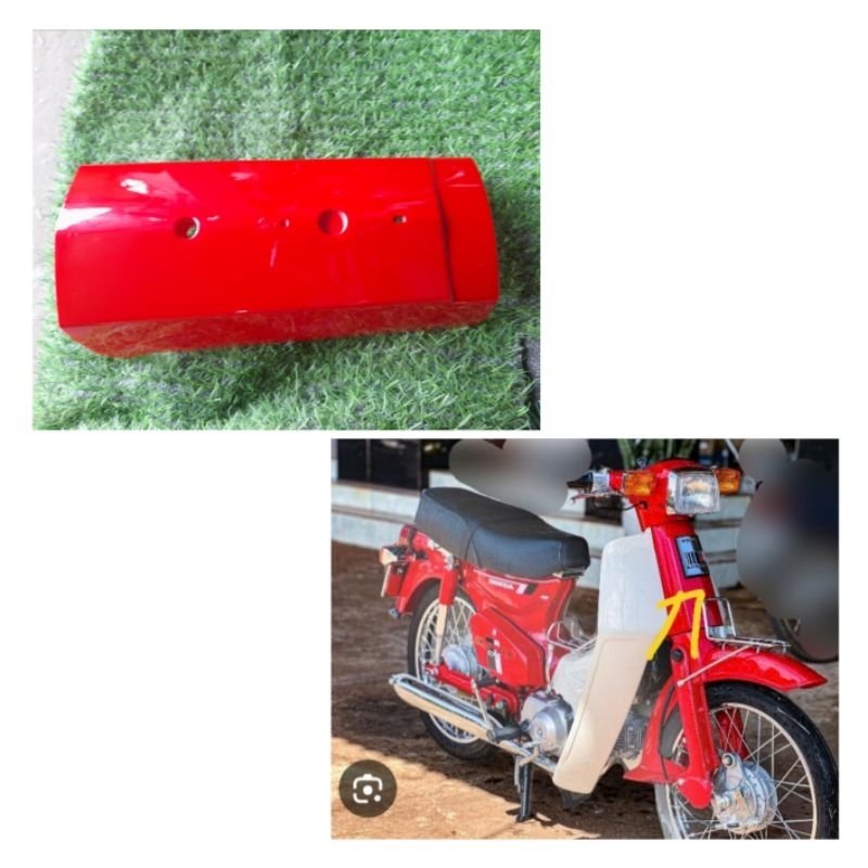 nạ trước xe DD đỏ, mặt nạ cúp 70 đỏ | Shopee Việt Nam
