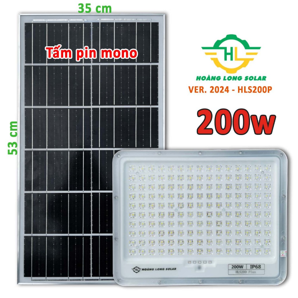 Đèn năng lượng mặt trời chống lóa kim cương 200W – HLS200 Plus | Shopee ...