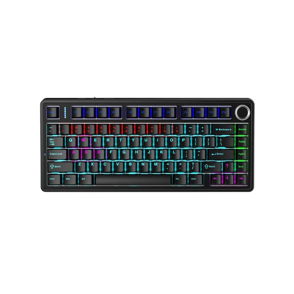 Bàn phím cơ Aula F75 Đen (Blue Switch/ LED RGB) | Shopee Việt Nam