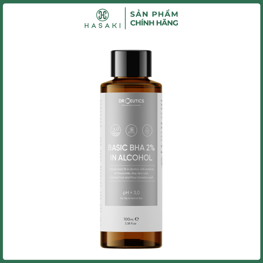 [DAILY] Dung Dịch Tẩy Da Chết DrCeutics 2% BHA Nền Cồn 100ml Hasaki Sản Phẩm Chính Hãng | Shopee ...