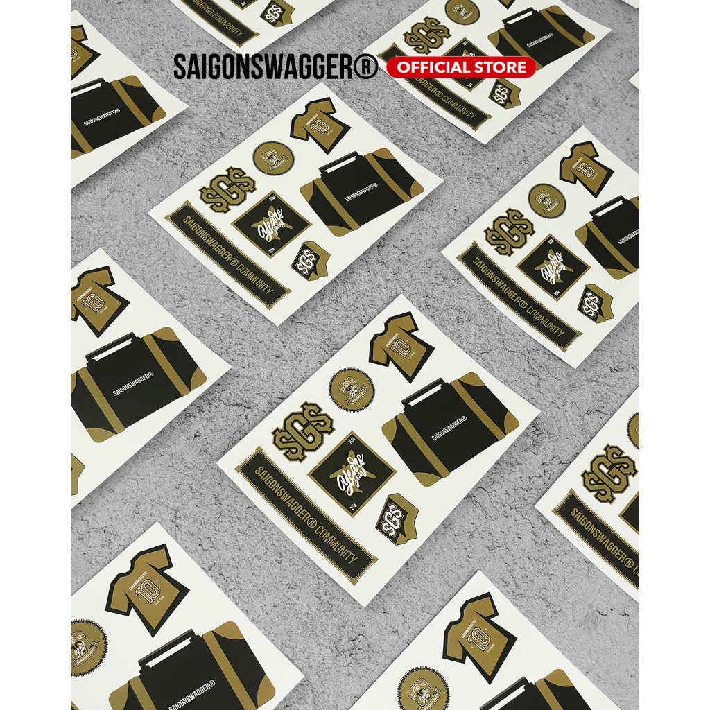 Sticker Kỷ Niệm 10 Năm FRAGRANT SAIGON SWAGGER® Nhựa Decal Dán Chống ...