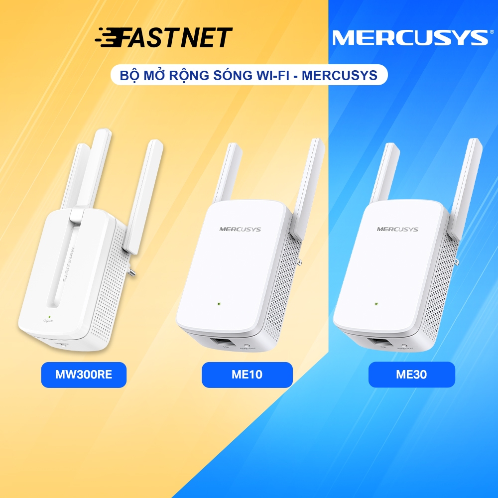 [Hỏa Tốc] Bộ Mở Rộng Sóng Wifi Mercusys MW300RE / ME10 / ME30 Chuẩn N ...