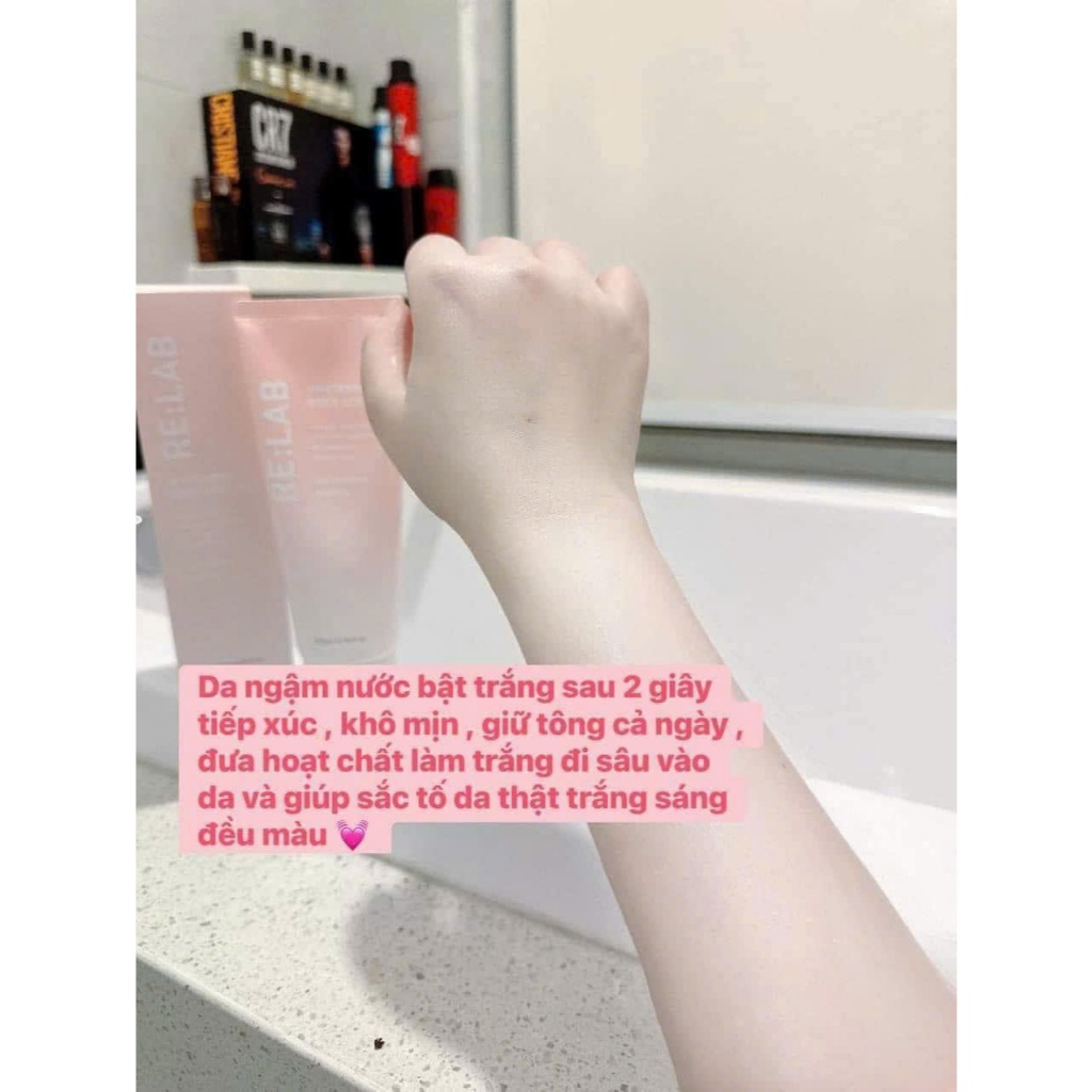 Kem body Re:LAb Whitening Body lotion dưỡng trắng cấp ẩm cho da không ...
