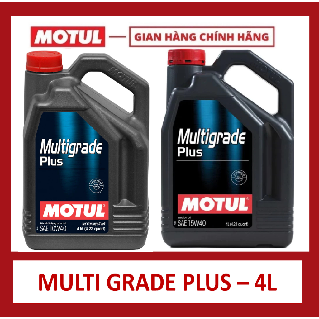 [Hàng Chính Hãng] Dầu Nhớt Xe Ôtô Máy Xăng MOTUL MULTIGRADE PLUS API SP ...