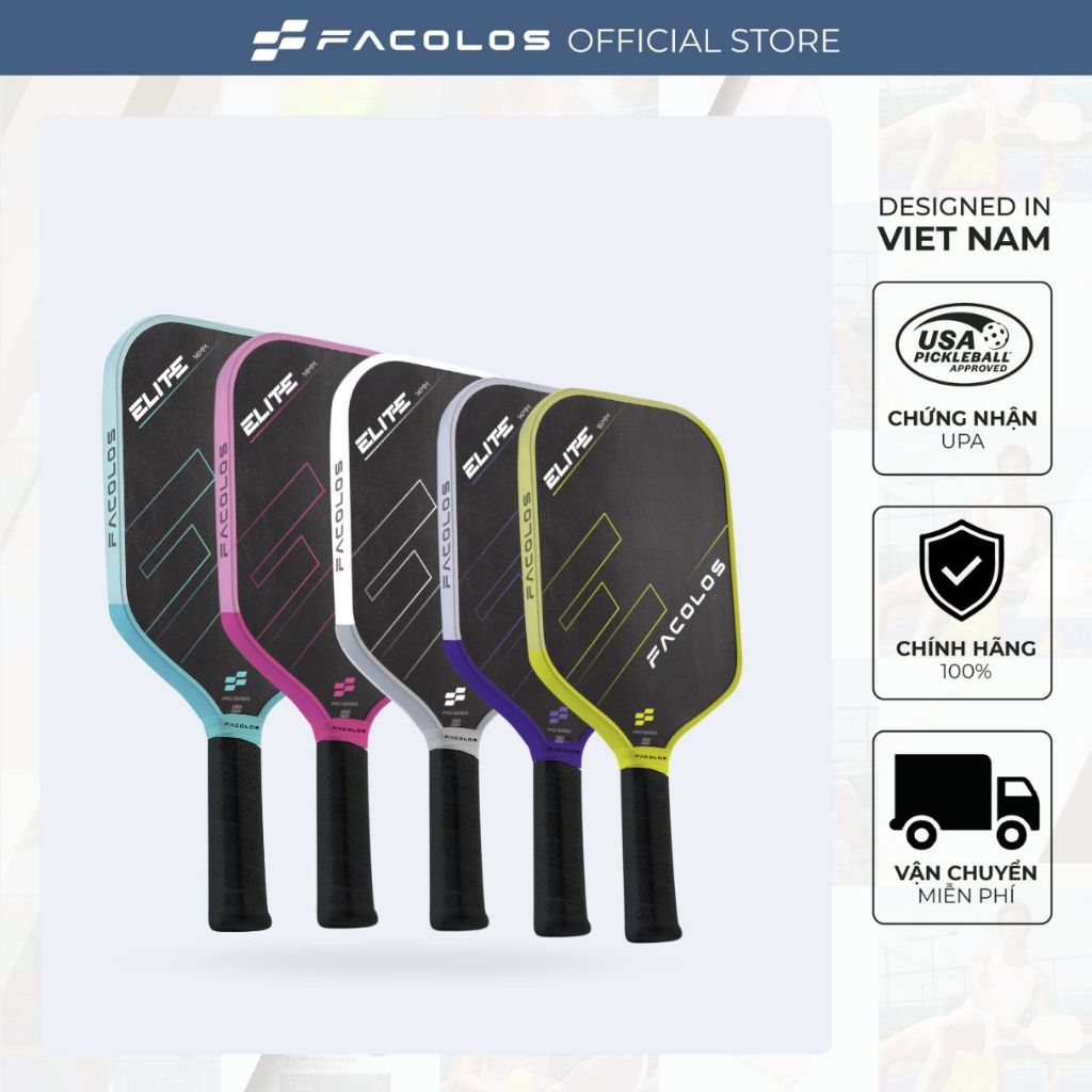 [Chính Hãng] Vợt Pickleball Facolos Elite Pro Series 14MM Đạt Tiêu Chuẩn USAPA | Shopee Việt Nam