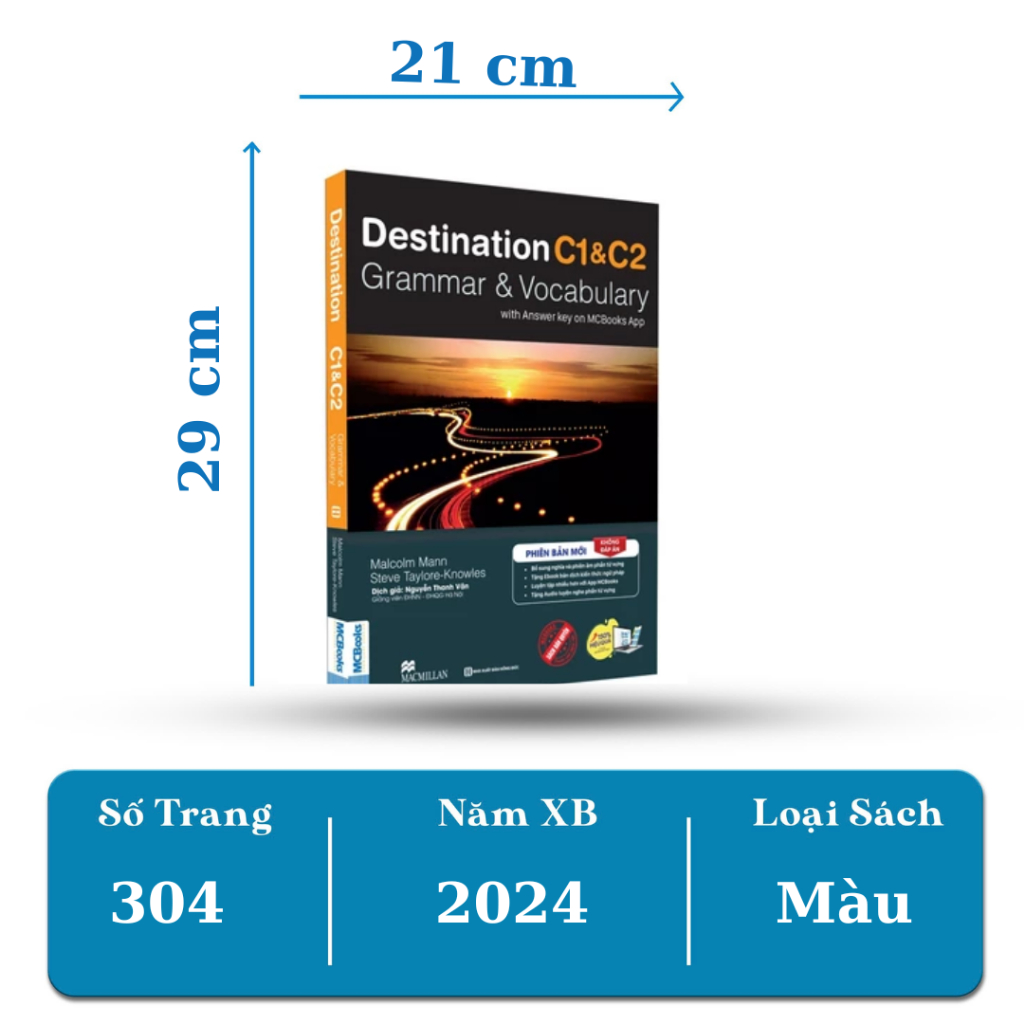 Sách Destination B1, B2, C1&C2 Grammar & Vocabulary (Kèm Đáp Án) Phiên ...