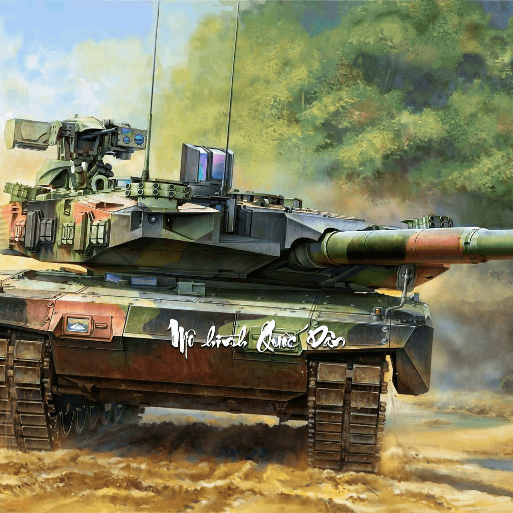 Mô hình Quân Sự | Bộ kit mô hình xe Tăng Leopard II Revolution II 130mm | Tỷ lệ : 1/35 | TIGER ...