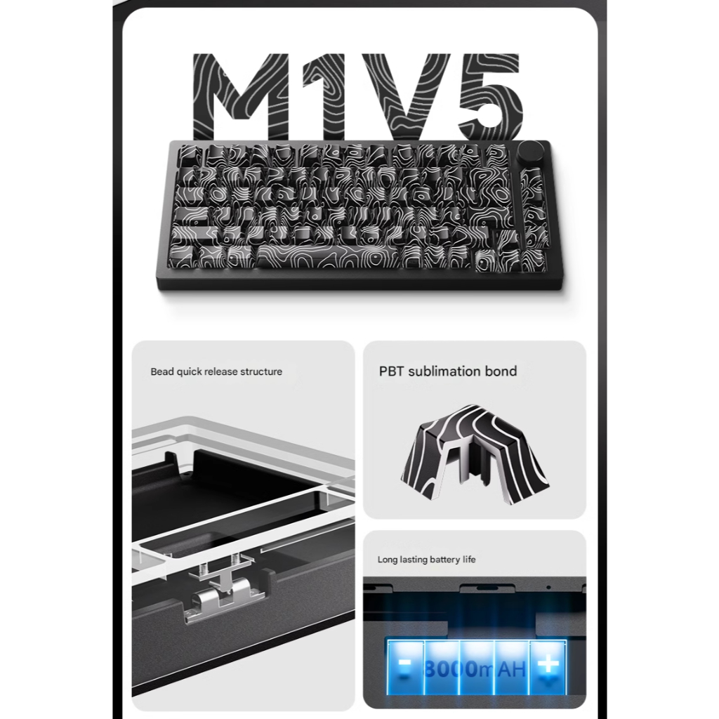 (sẵnn) - Bàn phím cơ Monsgeek M1 V5 3 Mode - Bản Full - Siêu Bắt Trend ...