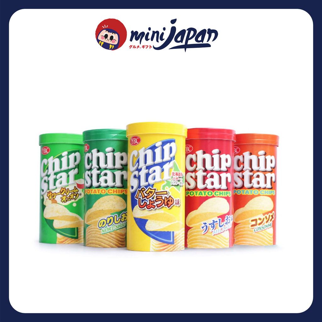 Lốc 8 hộp snack khoai tây lát YBC chipstar Nhật Bản hộp 50gr | Shopee Việt Nam