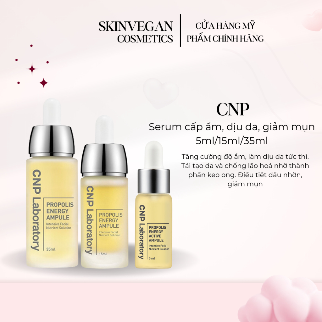 Tinh chất keo ong CNP Laboratory tái tạo phục hồi da Propolis Energy 5ml/15ml/35ml | Shopee Việt Nam