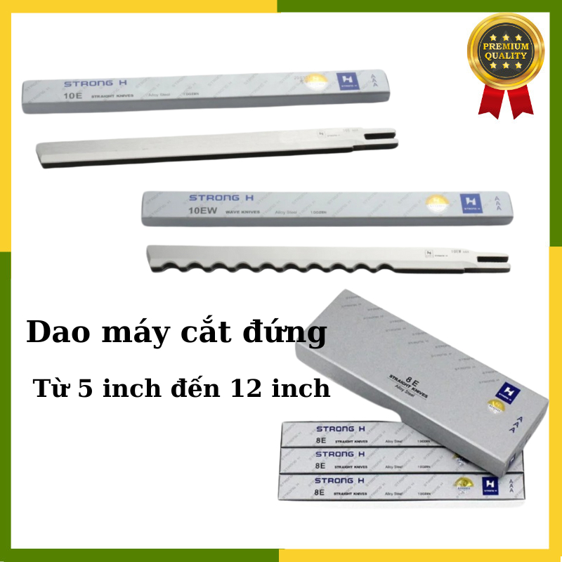Hộp 12 lưỡi dao máy cắt đứng StrongH dùng cho máy cắt vải từ 5inch đến ...