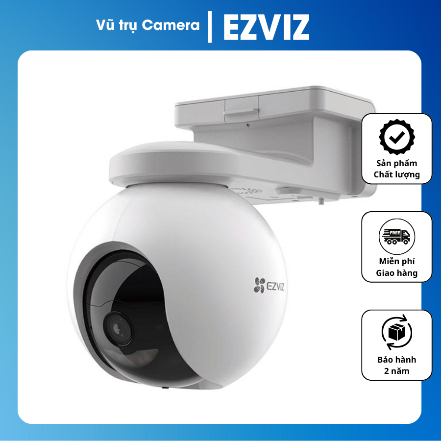 Camera Wifi Ngoài Trời Ezviz CS-CB8 3MP Pin Năng Lượng Mặt Trời Đàm ...
