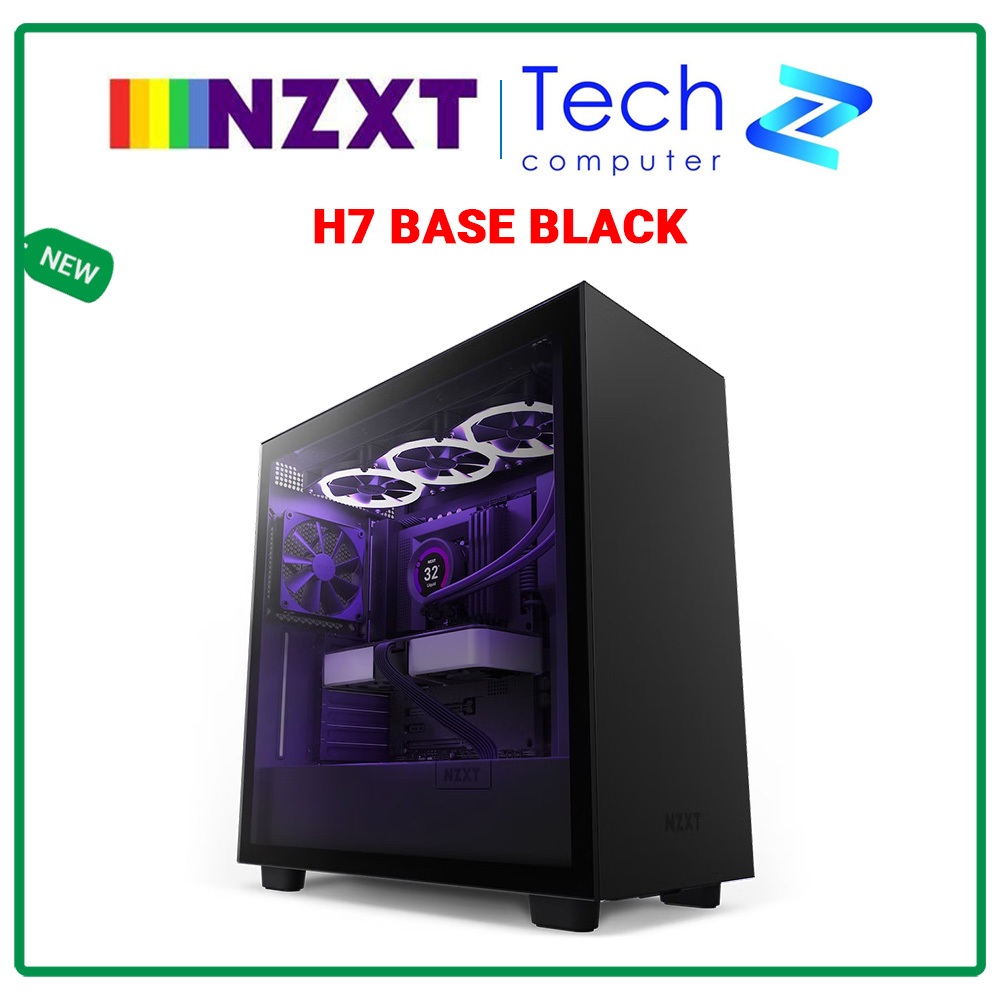 Vỏ máy tính NZXT H7 Base Black | Shopee Việt Nam