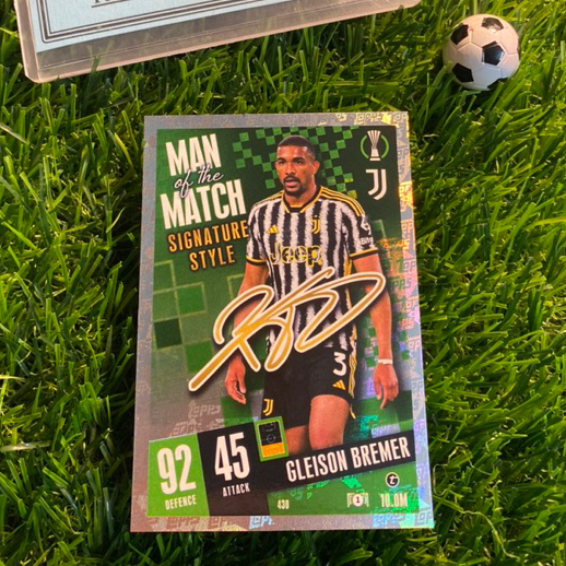 THẺ LẺ - MAN OF THE MATCH - SIGNATURE STYLE - TOPPS MATCH ATTAX 2023/ ...