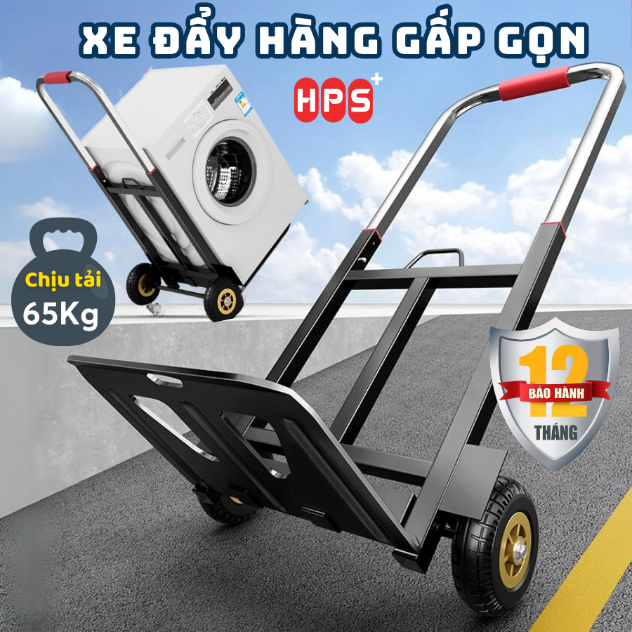 Xe Đẩy Hàng Gấp Gọn Đa Năng Tải Trọng 65Kg, Xe Kéo Hàng, Hành Lý, Xe Đi ...