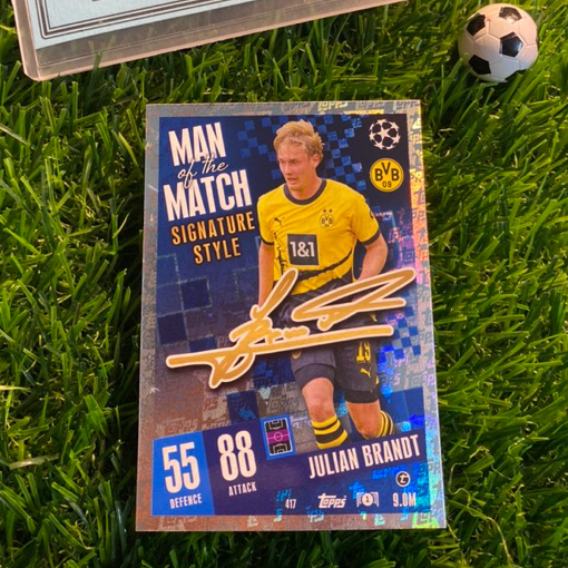 [ CHÍNH HÃNG ] - MAN OF THE MATCH - SIGNATURE STYLE - TOPPS MATCH ATTAX ...