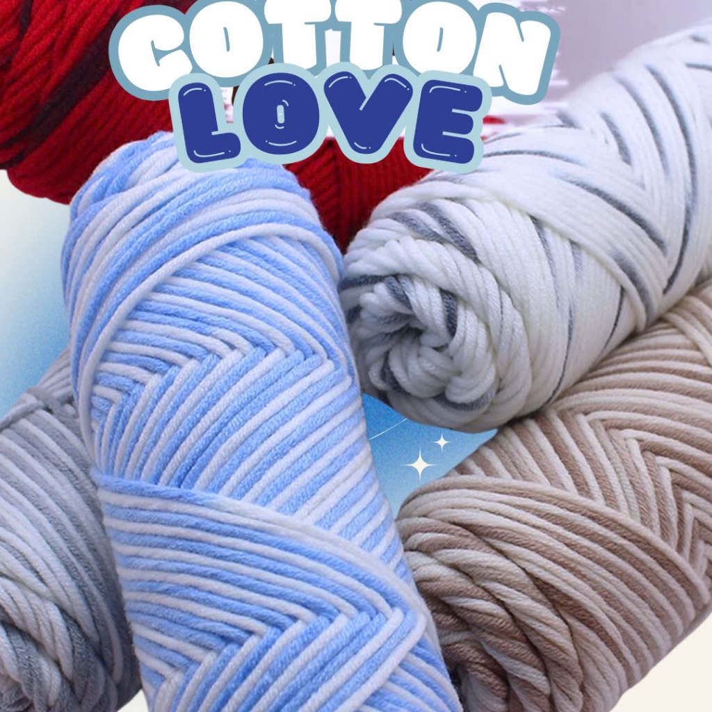 Len Cotton Love Loang - Cotton Ống 100g | Shopee Việt Nam