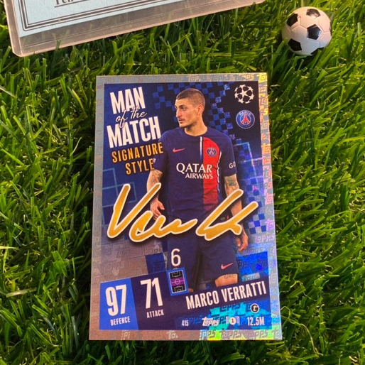 [ CHÍNH HÃNG ] - MAN OF THE MATCH - SIGNATURE STYLE - TOPPS MATCH ATTAX ...
