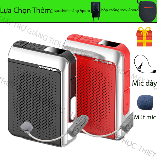 Loa máy trợ giảng không dây Aporo T18 Plus 2.4G Wifi Bluetooth 5.0 (Lựa ...