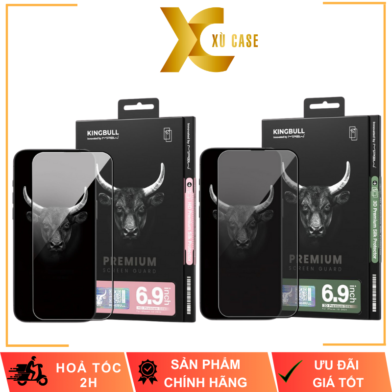 Cường Lực Trong Suốt Mipow Kingbull 3D Premium Silk Protector Cao Cấp ...