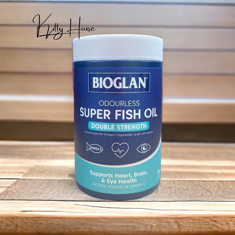 Viên uống Bioglan Super Fish Oil Odourless 1000mg lọ 200V | Shopee Việt Nam