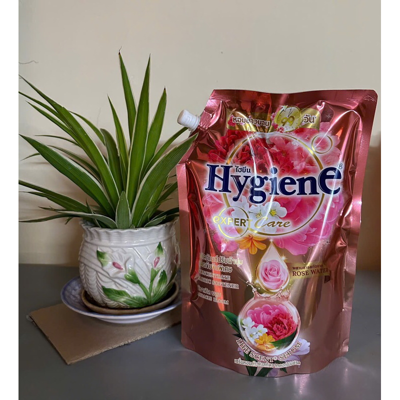 Combo 2Túi Nước xả vải đậm đặc Hygiene màu Vàng Hồng 1150ml Thái Lan-Chính hãng (Tặng 1gói nước ...